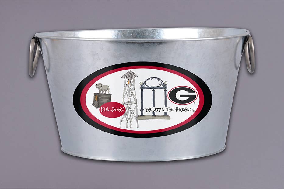 MAGNOLIA LANE - UGA Galvanized Bucket – Ganas Pecan Company