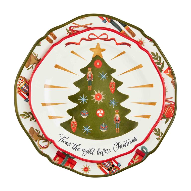 Christmas Pattern Platter Set – Ganas Pecan Company