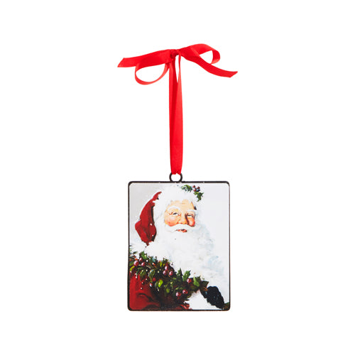 6" Santa Disc Ornament – Ganas Pecan Company