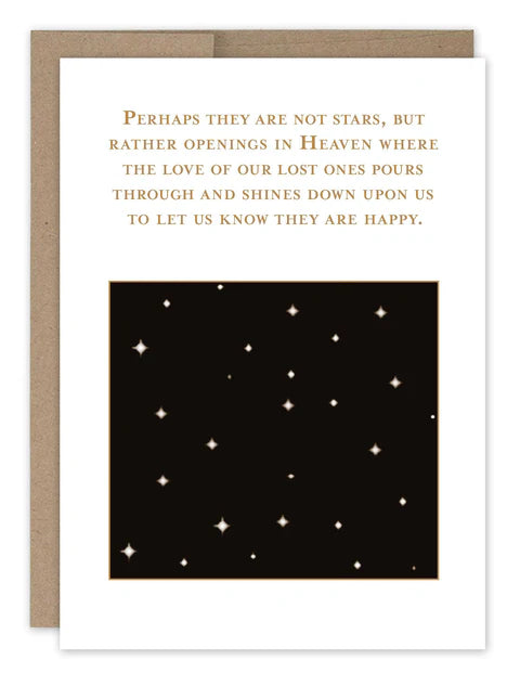 Stars In Heaven Sympathy Card – Ganas Pecan Company