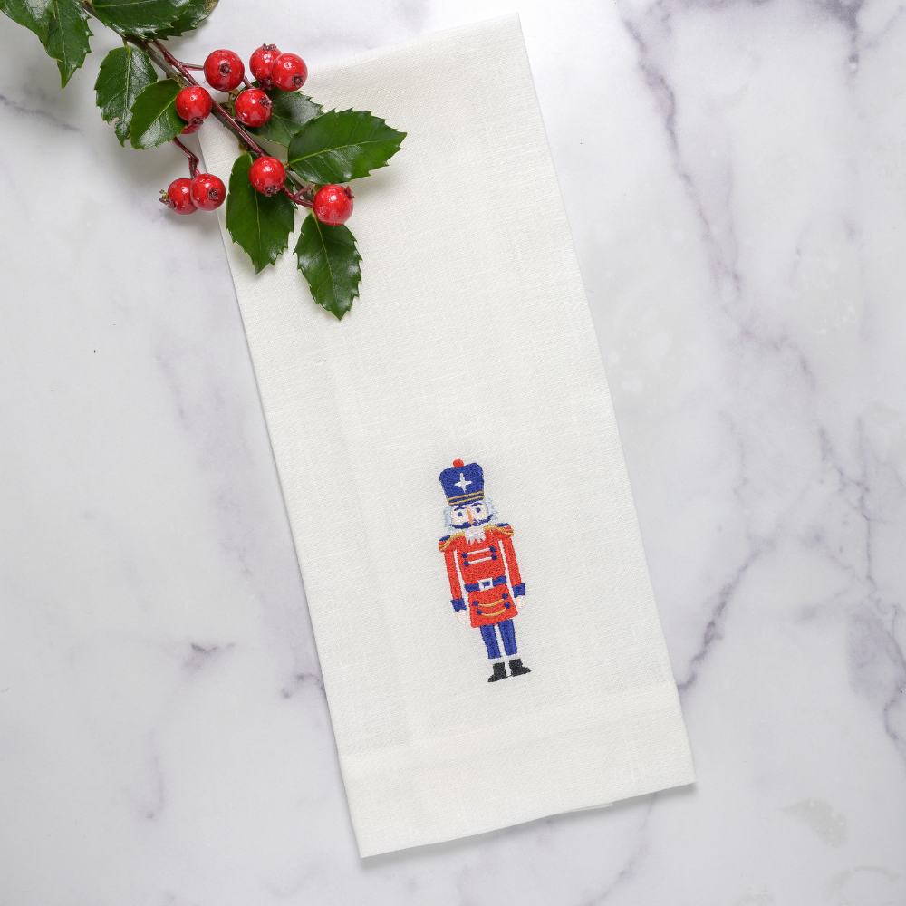 Arte Italica & Crown Linen Designs - Nutcracker Towel - New Christmas ...