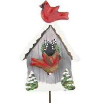 Cardinal Couple Birdhouse – Ganas Pecan Company