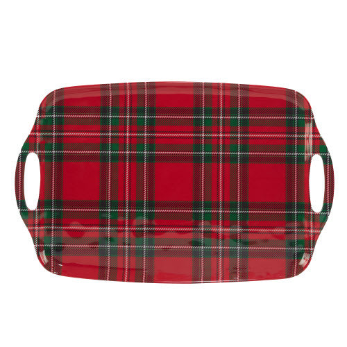 Christmas Melamine Rectangular Tray w/ Handles – Ganas Pecan Company