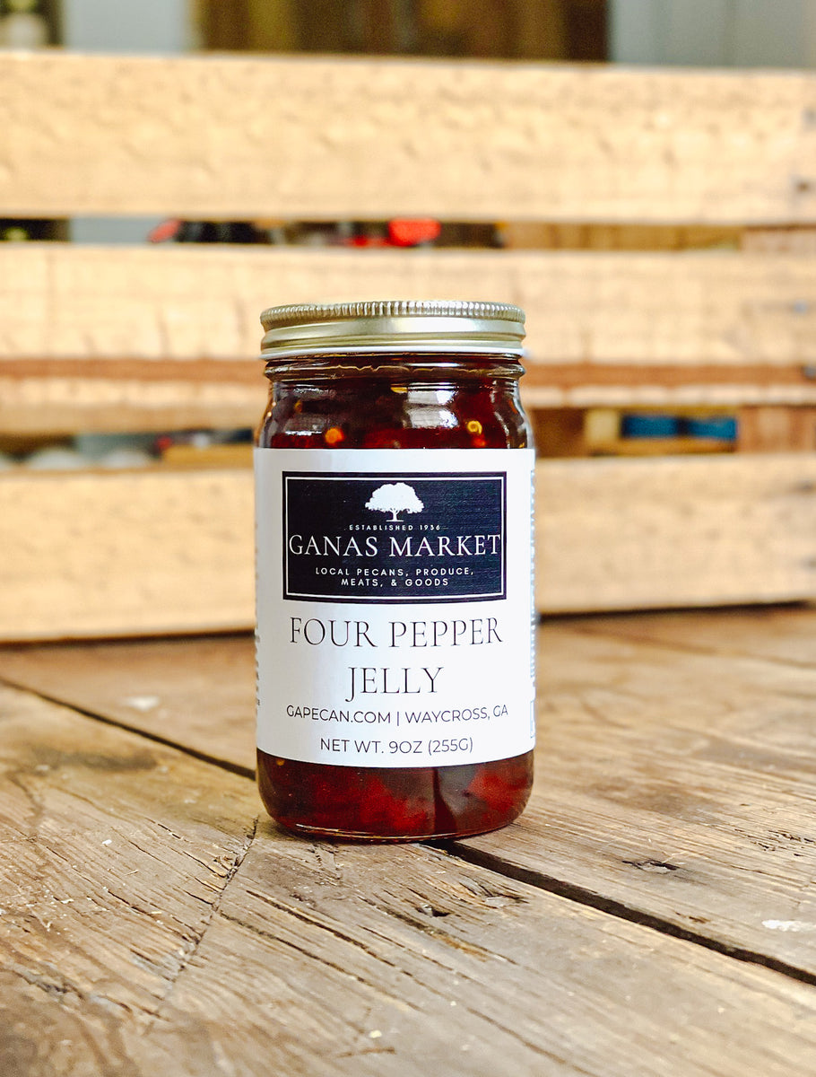 Four Pepper Jelly (9oz.) – Ganas Pecan Company