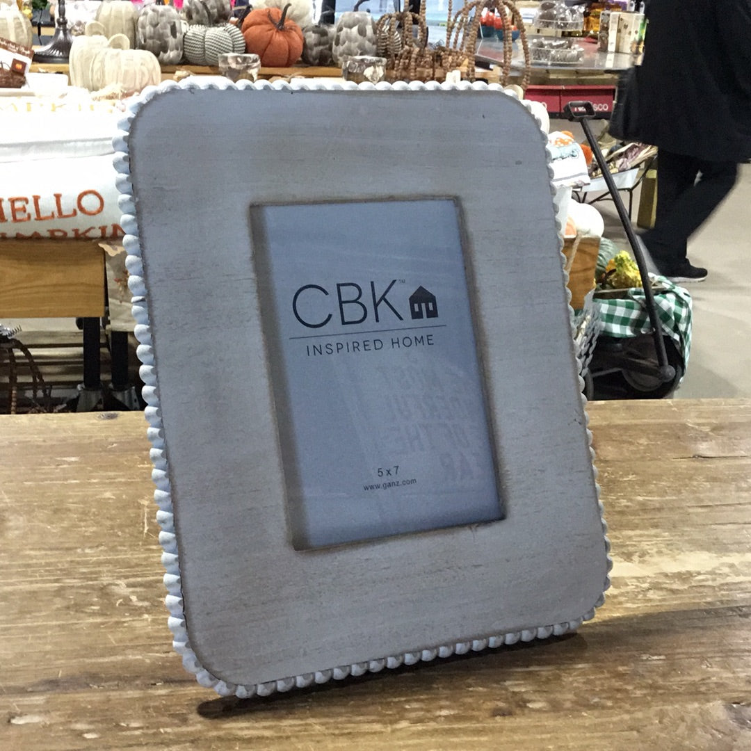 Whitewash Bead Trim Frame – Ganas Pecan Company